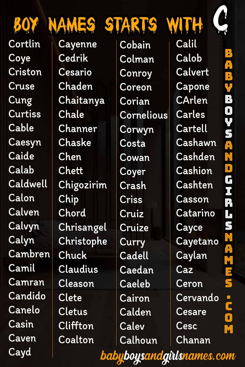 Boy Names That Start With C Which Are Amazing Boy Names That Start With C Which Are Amazing